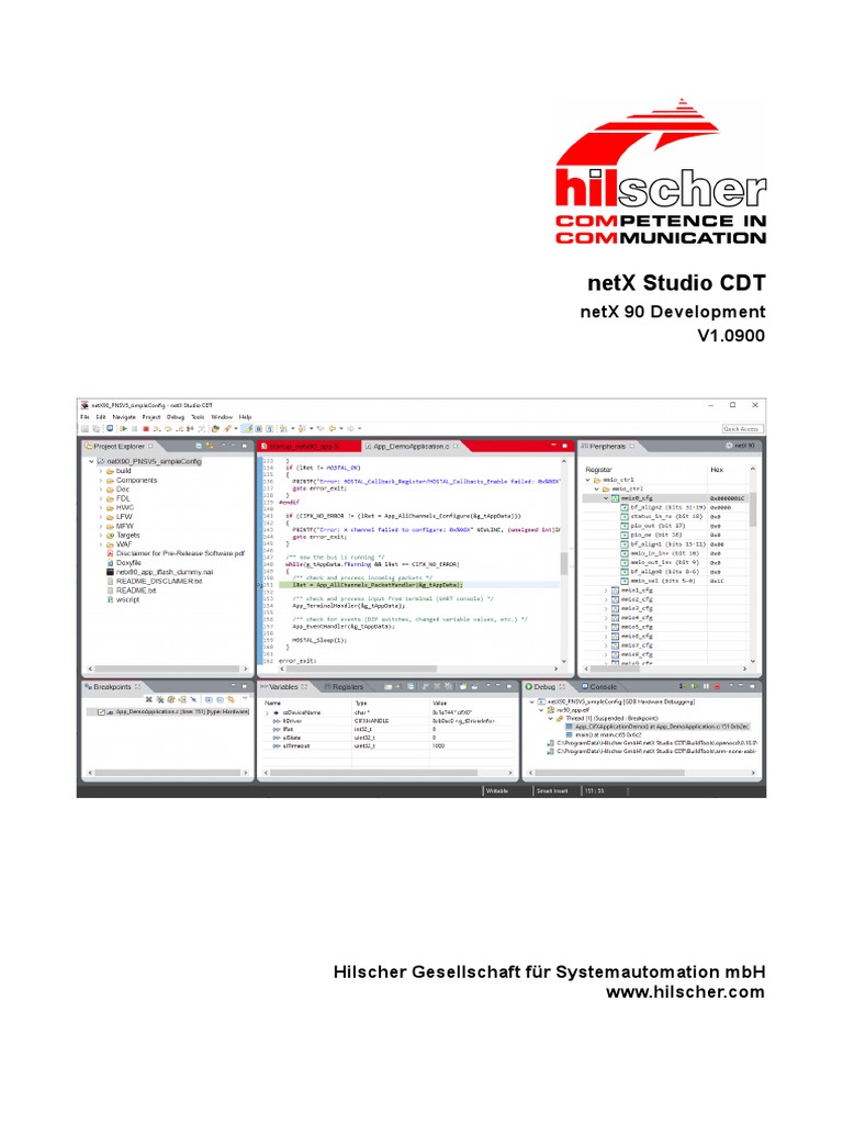 NetX Studio CDT - NetX 90 Development OI 01 en | PDF