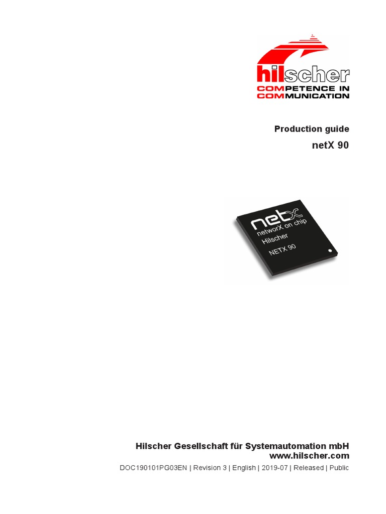Netx 90 - Production Guide PG 03 EN | PDF | Flash Memory | Booting
