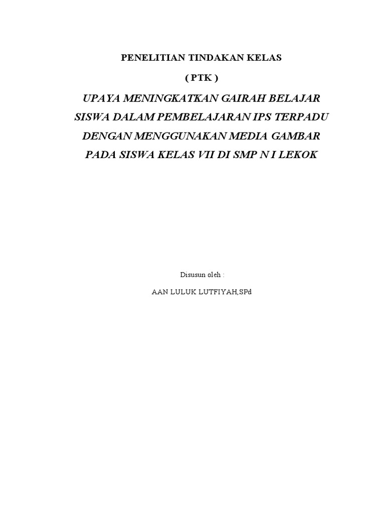 PTK Ips Terpadu 2 | PDF