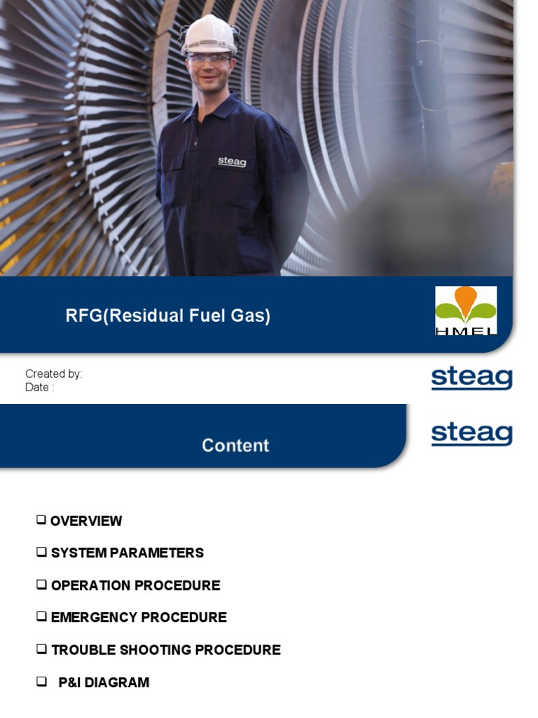 RFG (Residual Fuel Gas) : Created By: Date | PDF
