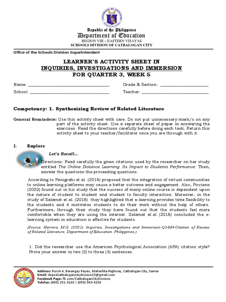 3is Class Note (Lesson 5) | PDF | Educational Technology | Critical ...