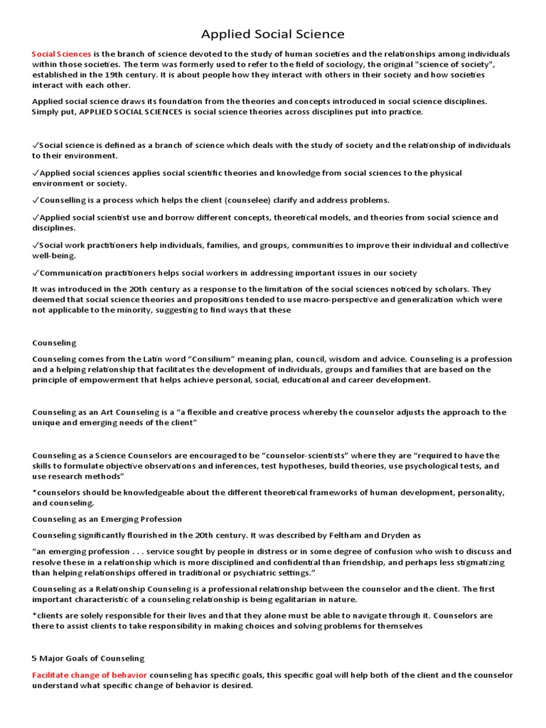 Applied Social Reviewer | PDF | Social Sciences | Science