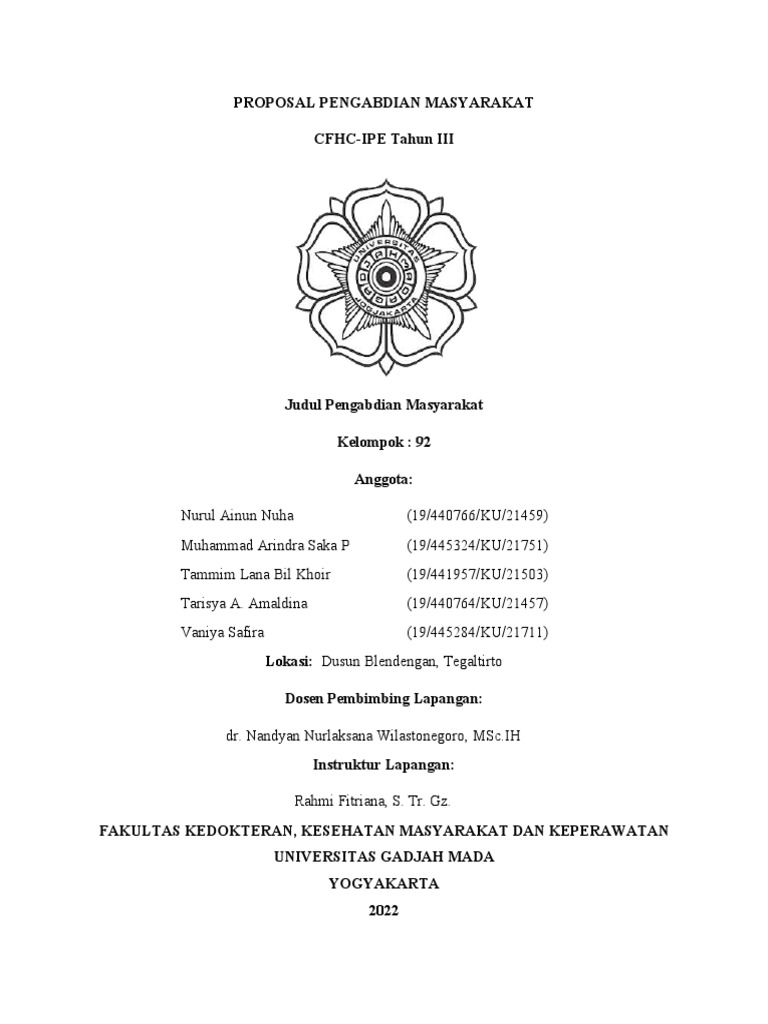 92 - Proposal Pengabmas 2019 | PDF