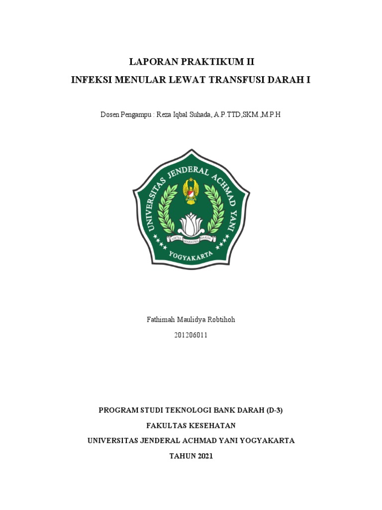 Laporan Persiapan Sampel Imltd | PDF