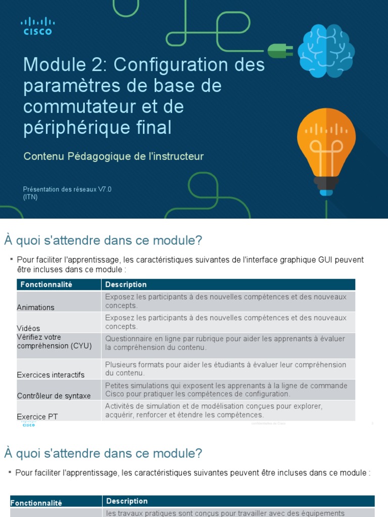 ITN Module 2 | PDF | Adresse IP | I Pv6
