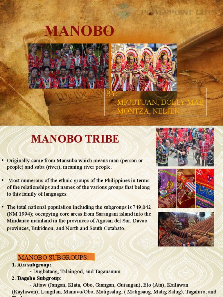 Manobo Tribe: BY: Micutuan, Dolly Mae Montza, Neljen | PDF | Marriage ...