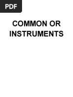 Major Basic Set (Operating Room Instruments) | PDF | Surgery | Medical ...