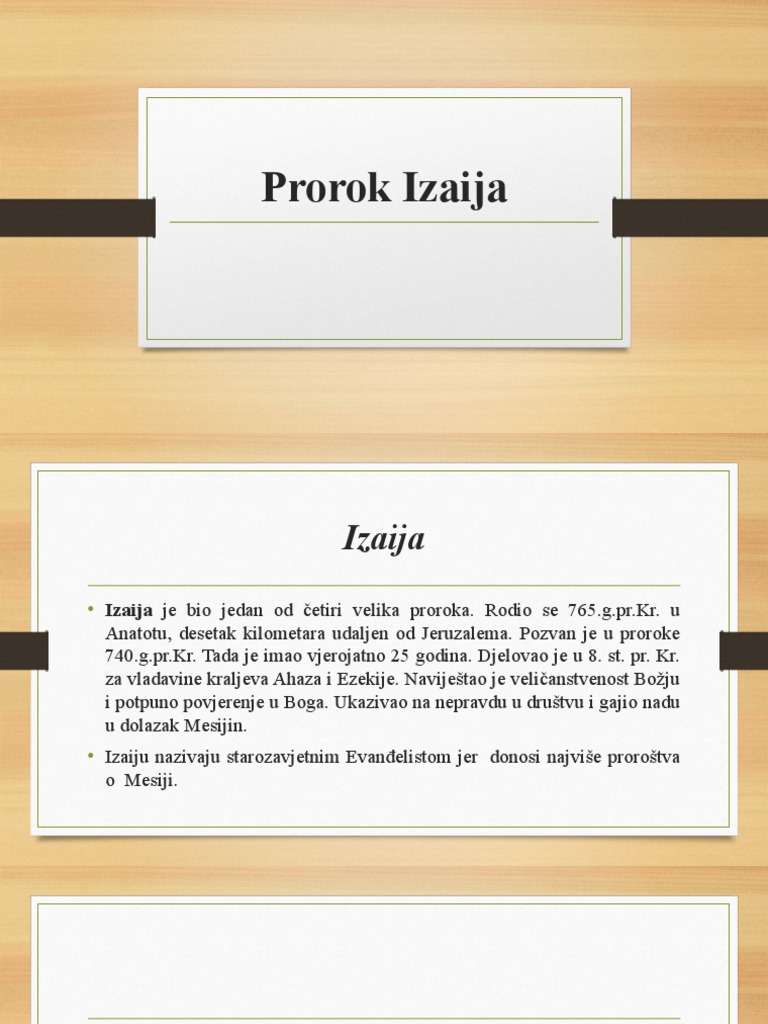 Prorok Izaija | PDF