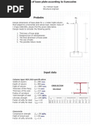 Base Plate Design Example | PDF | Mechanical Engineering | Structural ...