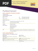 PPC Msds - Cement 1 | PDF | Cement | Waste