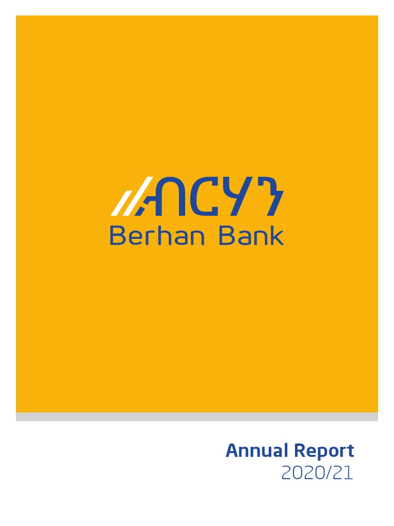 Annual - Report Berhan - Bank | PDF | Banks | Inflation