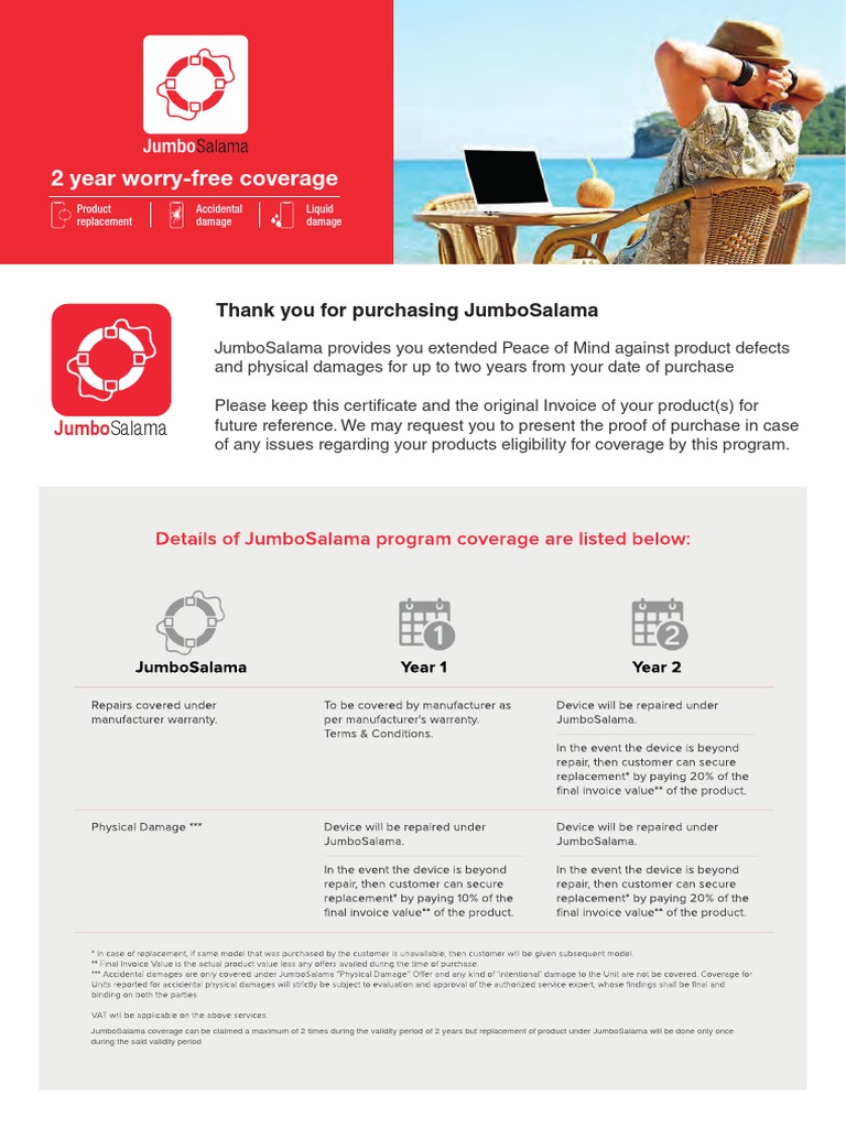 Jumbo Salama-Certificate | PDF