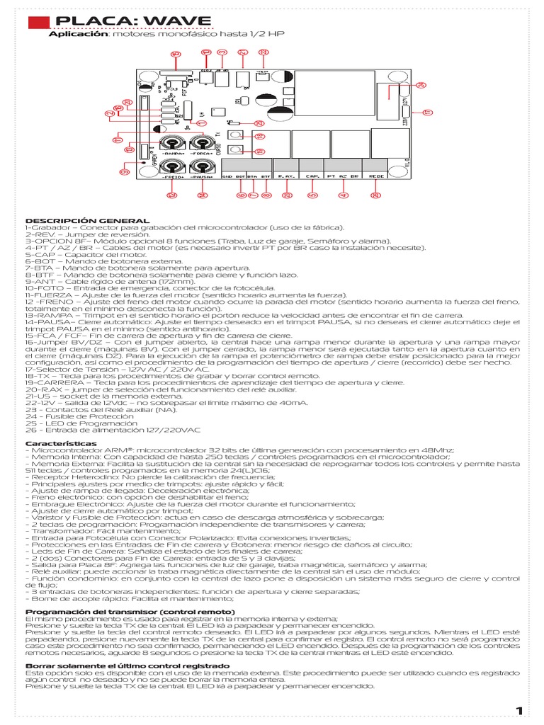 Manual Wave Es Pdf Relé Diodo Emisor De Luz