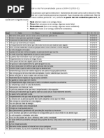 Escala Borderline BPQ | PDF | Transtorno de personalidade limítrofe ...