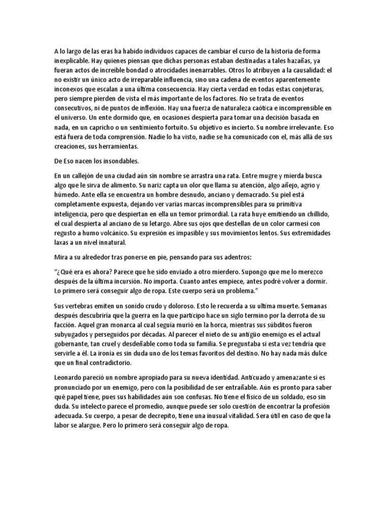 Insondable | PDF