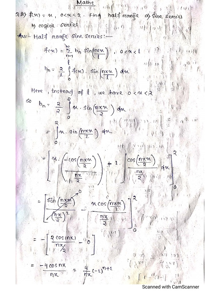 Tutorial 1 - Maths 4 | PDF