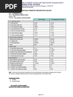 Present Chiller 2 Log Sheet..... | PDF | Tools | Equipment