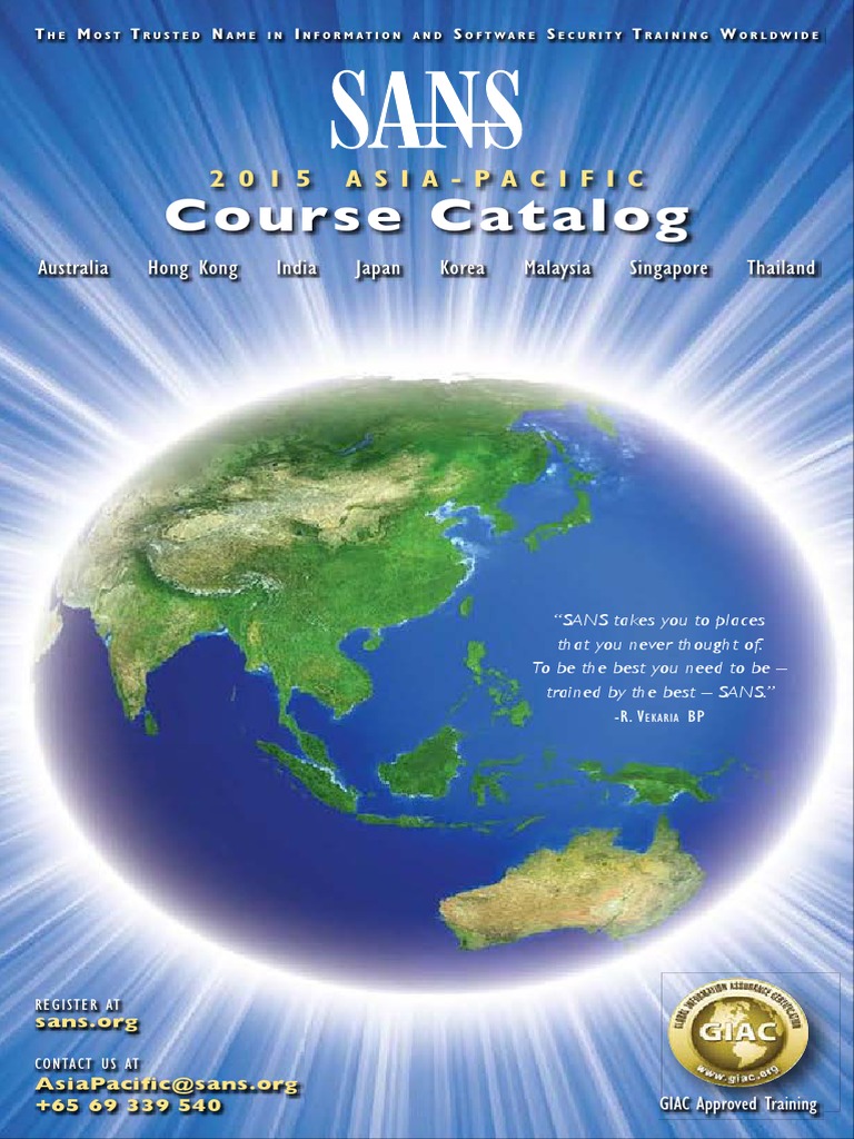 SANS Course Roadmap | PDF