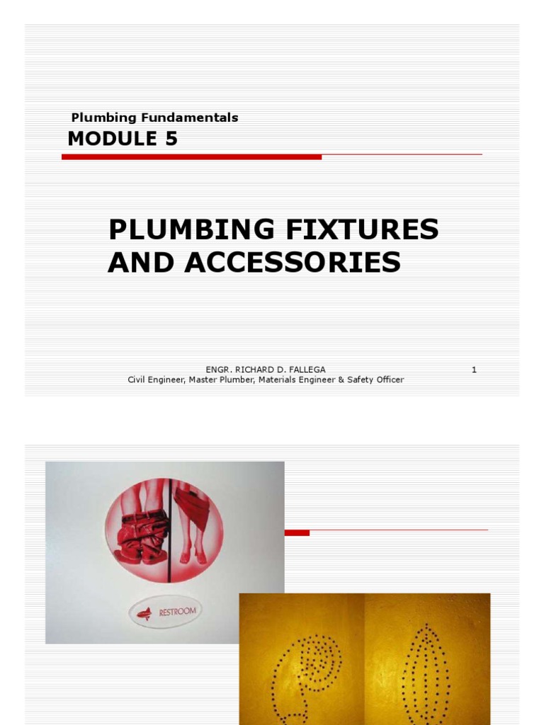 Plumbing Fixtures and Accessories Guide | PDF | Plumbing | Shower