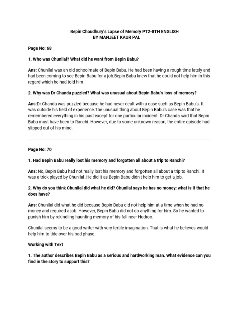 Viii Eng L04 M02 Bepin Worksheet2 | PDF