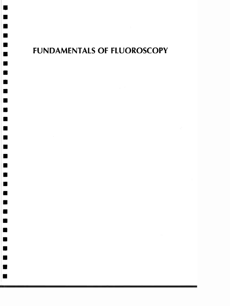 Fundamentals of Fluoros | PDF