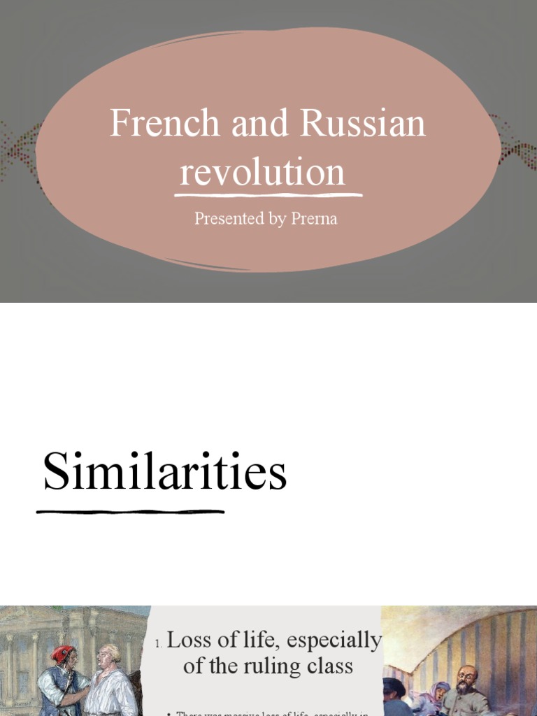 French and Russian Revolution | PDF | Travel