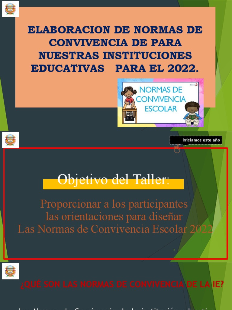 7 PPT. Como Elaborar El Plan de Normas de Conv. HUANCANE | PDF | Plan de estudios | Educación ...