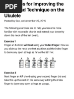 Basic Strumming Patterns For The Ukulele | PDF | Language Arts ...