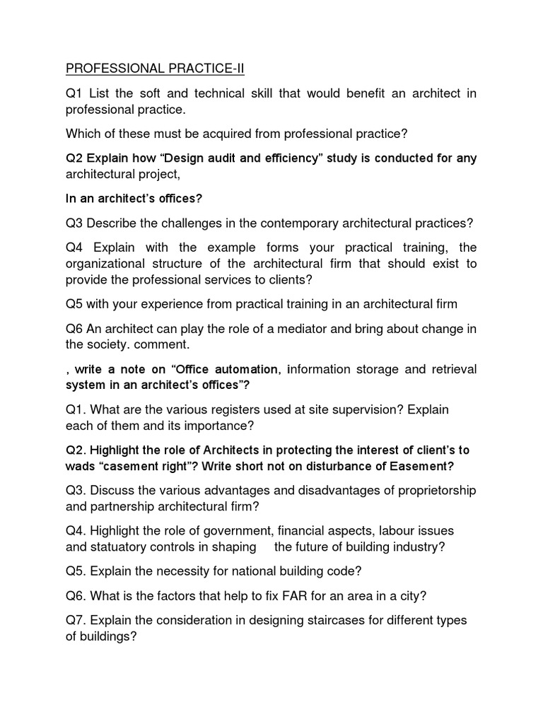 Professional Practice 1 Q 2020 | PDF | Architect | Economies