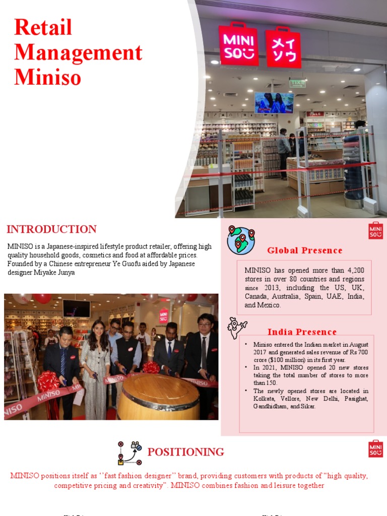 Miniso: Affordable Lifestyle Retailer | PDF | Retail | Brand