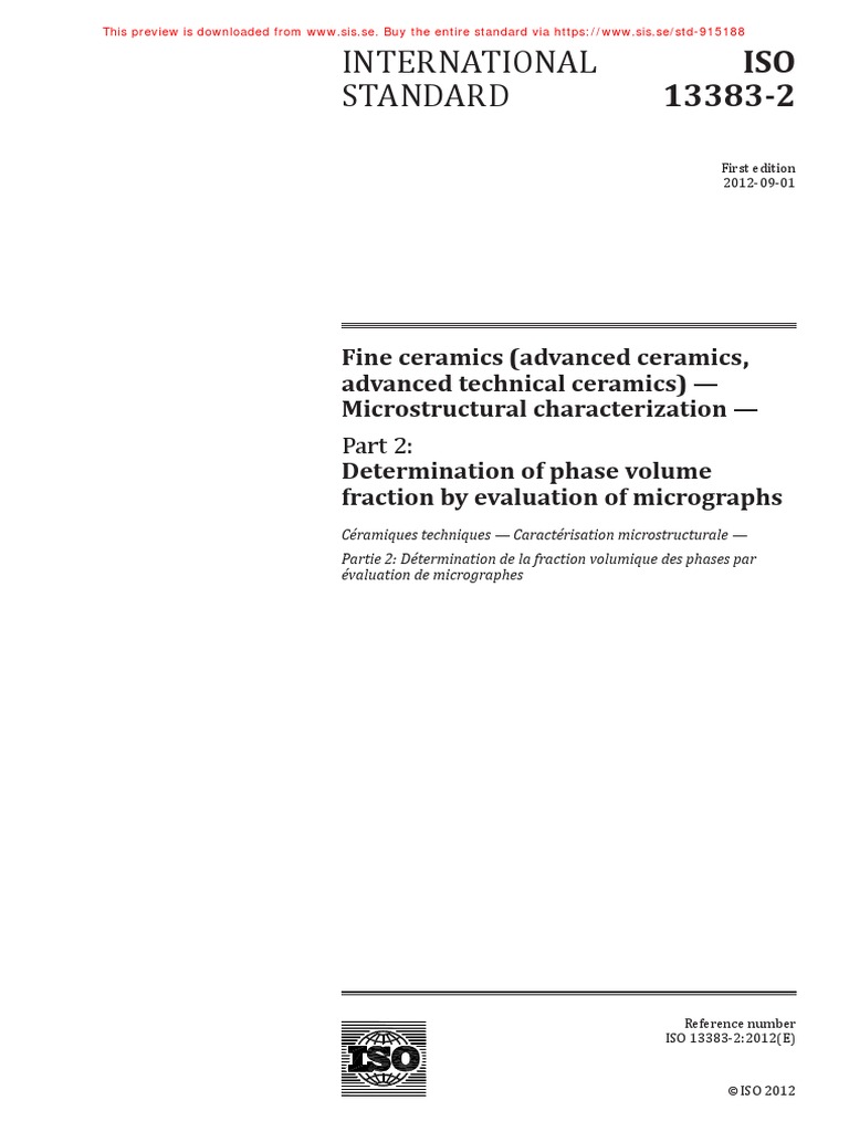 Iso 13383 2 2012 en PDF | PDF | Technology & Engineering