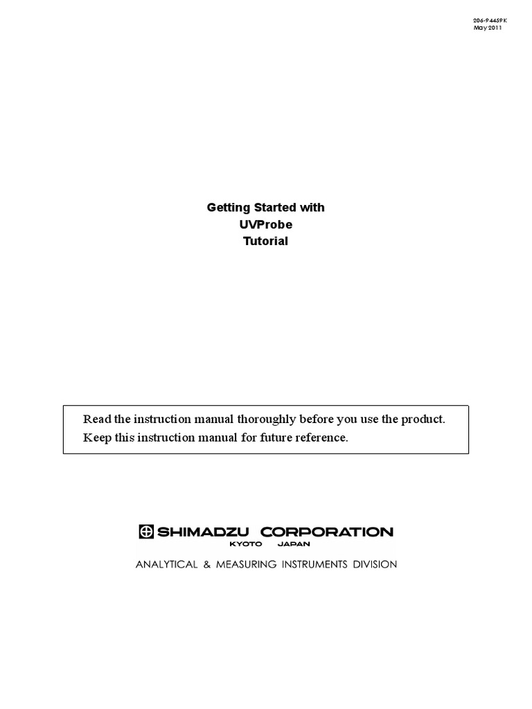 UVProbe Tutorial EN | PDF | Device Driver | Installation (Computer ...