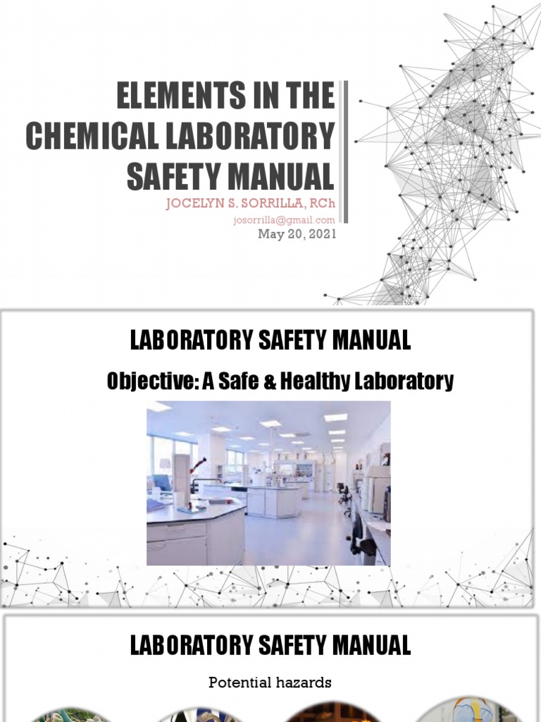 Essential Elements of an Effective Laboratory Safety Manual | PDF ...