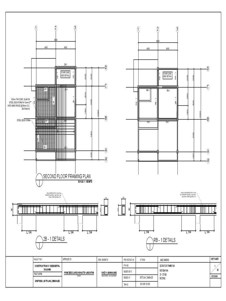 Framing Plan | PDF | Building Materials | Economic Sectors