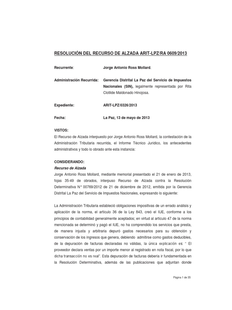 Arit LPZ Ra 0609 2013refrigerio | PDF | Estatuto de limitaciones | Debido al proceso