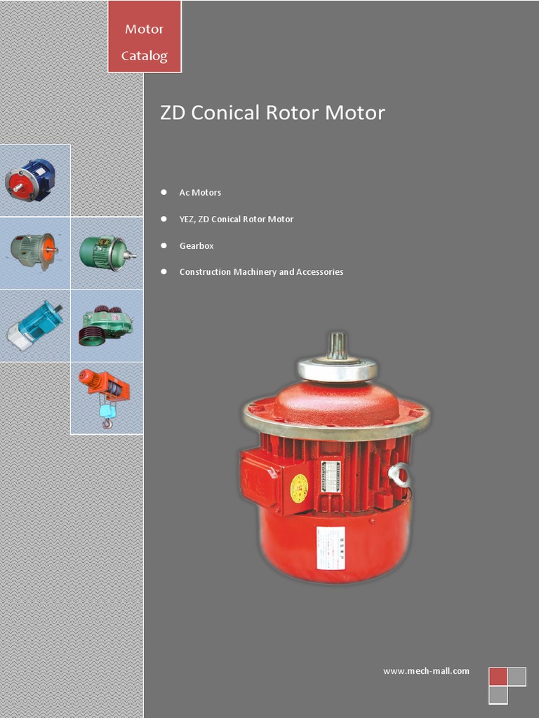 ZD-Conical Motor | PDF | Electric Motor | Electrical Engineering