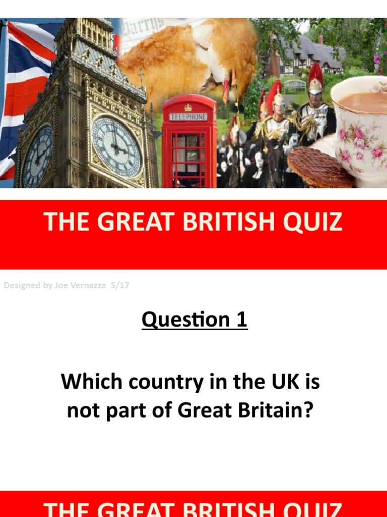 Brit Quiz 3-4 | PDF | United Kingdom
