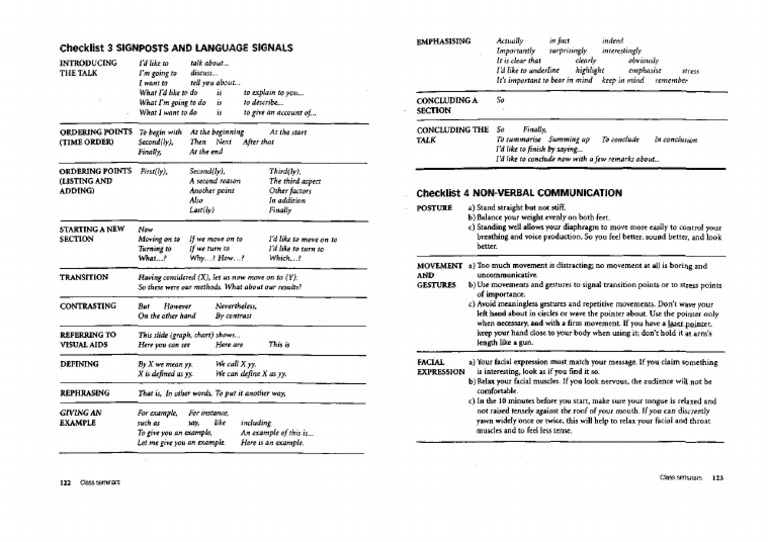 Signposts and Language Signals-1 | PDF