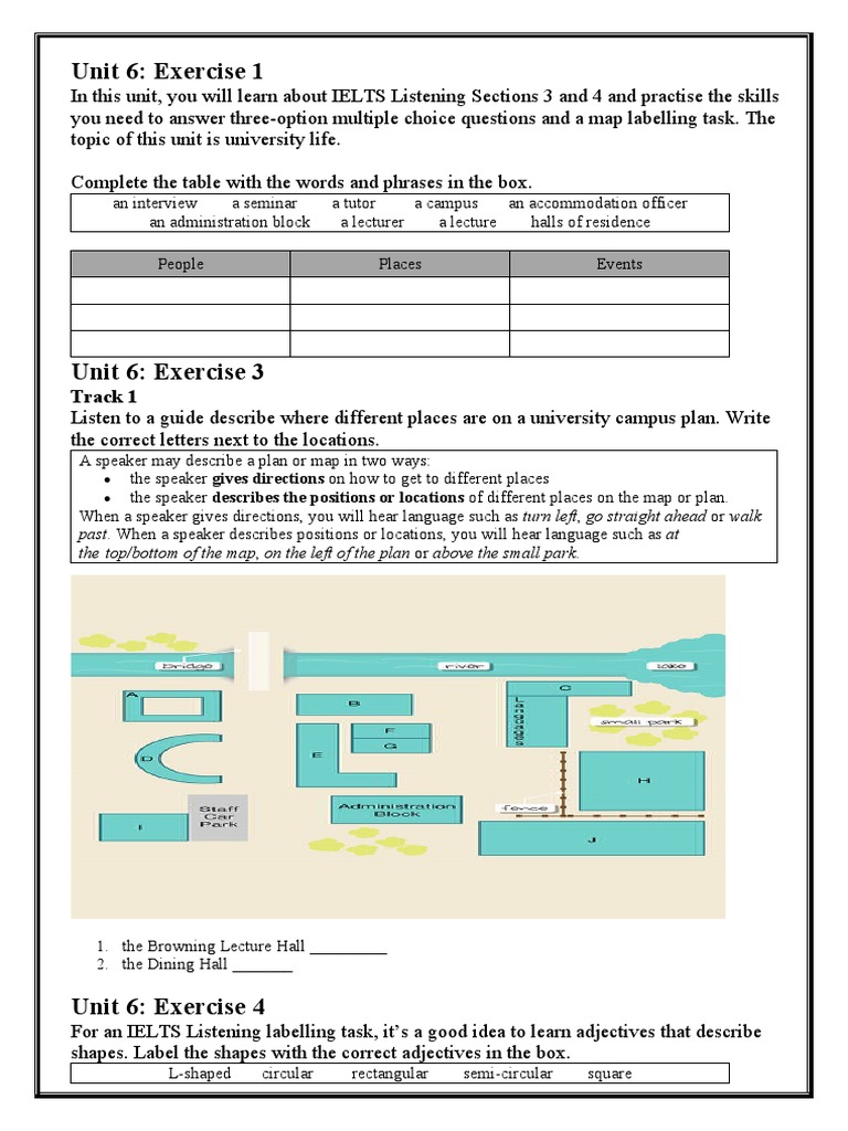 Unit 6 - Listening | PDF