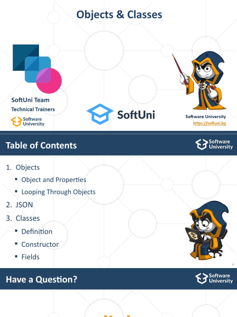 Objects & Classes: Softuni Team | PDF | Class (Computer Programming) | Programming