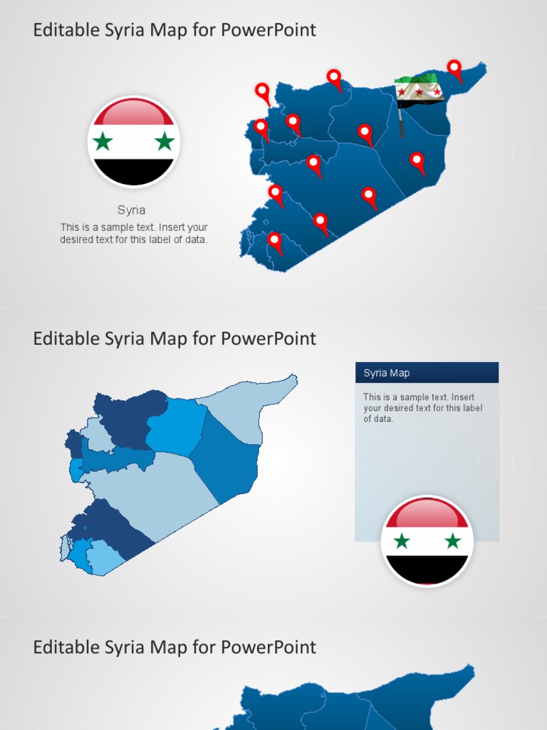 Editable Syria Map For Powerpoint | PDF