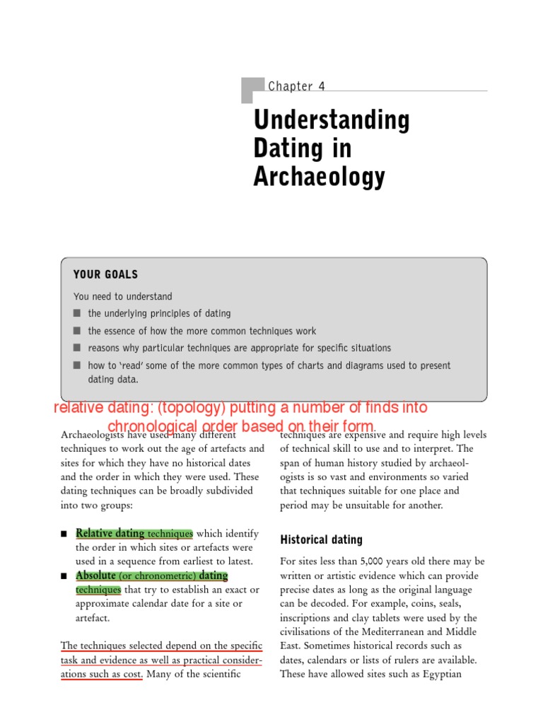 Archaeology Coursebook Chapter 4 Pdf Radiocarbon Dating Chemistry