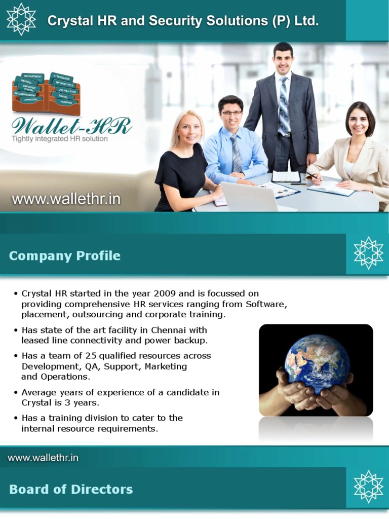 Wallet HR Presentation - CRYSTAL HR | PDF | Microsoft Sql Server ...