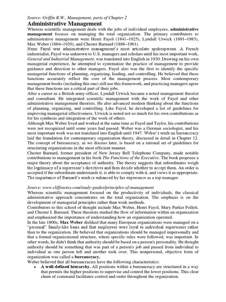 2 Administrative Management | PDF