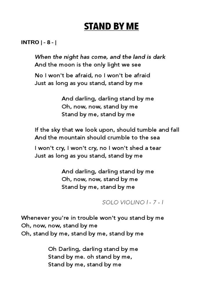 Stand by Me | PDF