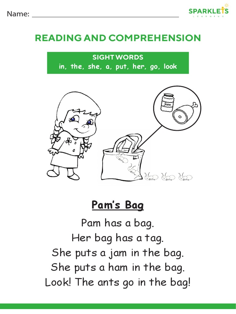 Short Stories With CVC Words and Sight Words | PDF