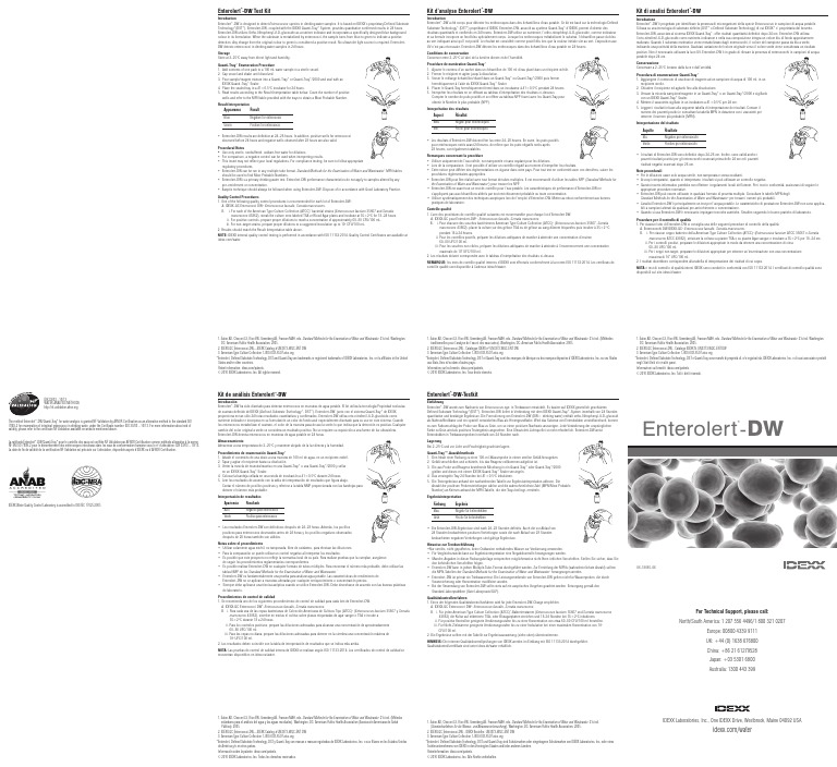 Procedimiento Enterolert DW | PDF | Las bacterias