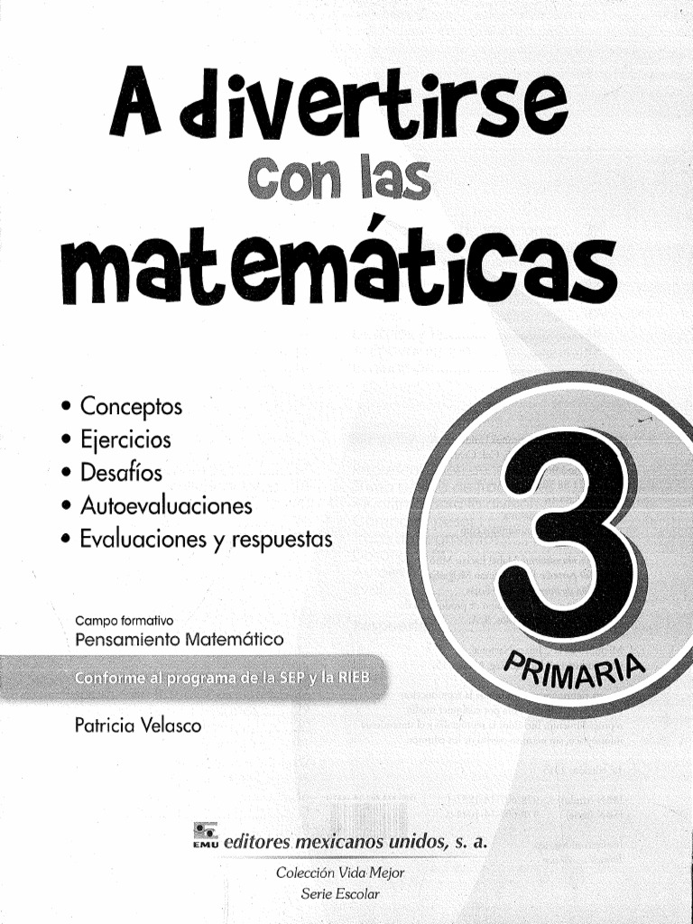 A Divertirse Matematicas 3 | PDF