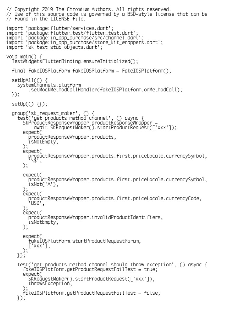 SK Methodchannel Apis Test - Dart | PDF | Computer Engineering ...