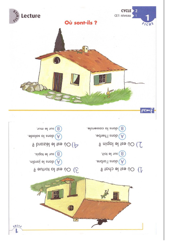 PEMF Fichier Lecture Ce1 Niveau1 Partie 1 | PDF